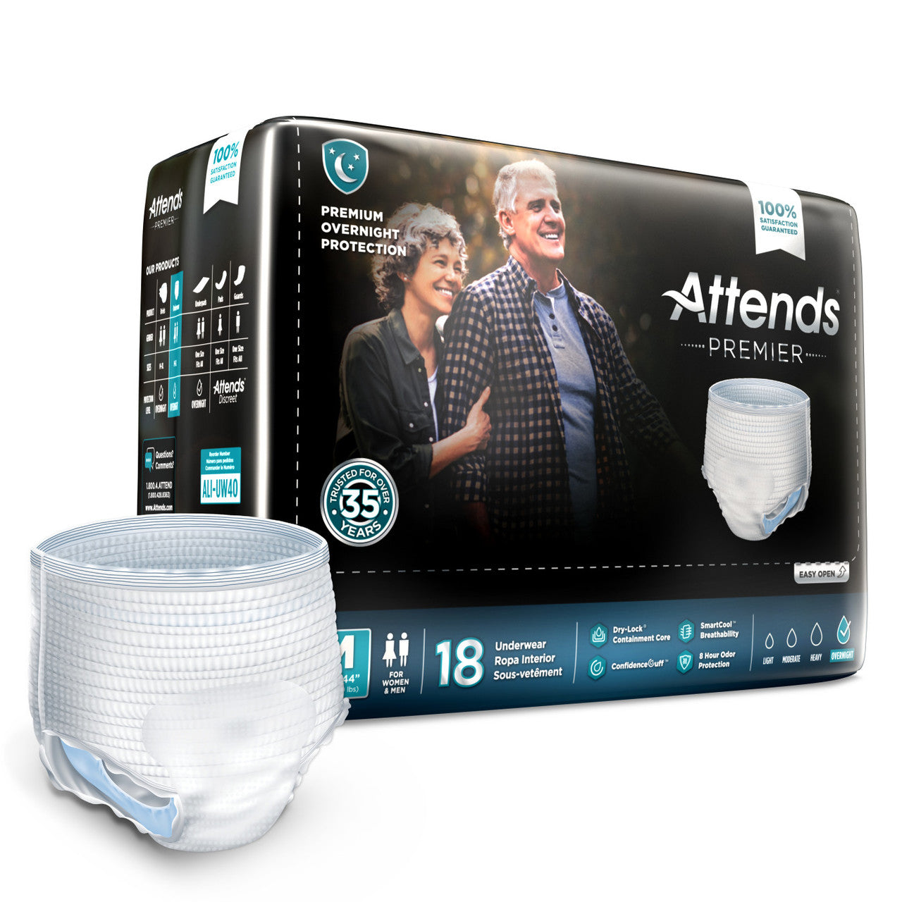 Attends Premier Underwear – Adult Diaper